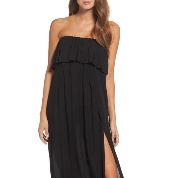 Elan | Swim | Elas Strapless Cover Up Dressmedium | Poshmark